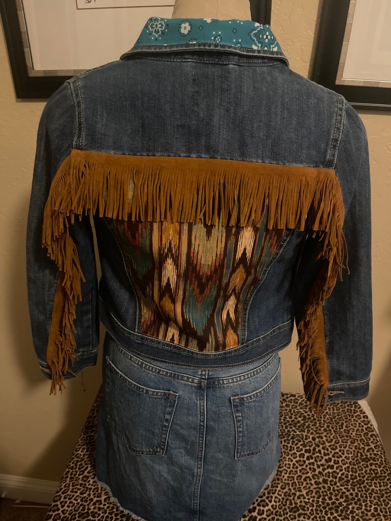 Girl’s Size 10/12 Yellowstone Denim up Cycled Jacket - Etsy