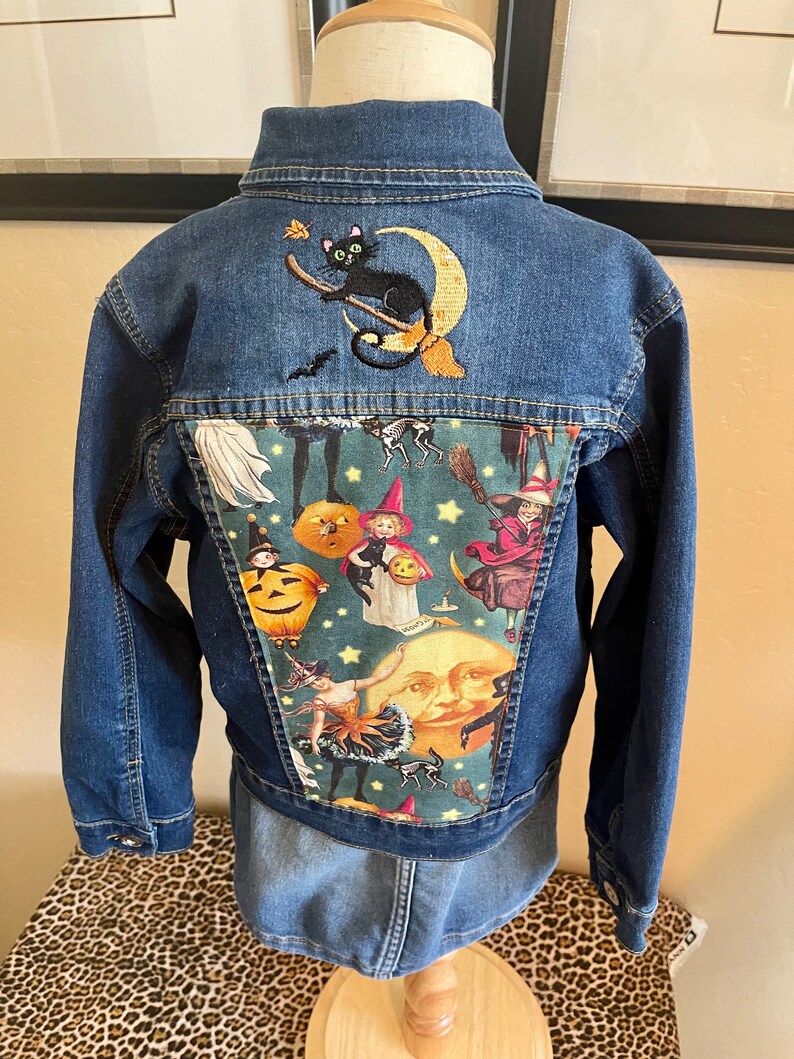 Child’s Size 5 Vintage Halloween Vibes Denim Jacket - Etsy