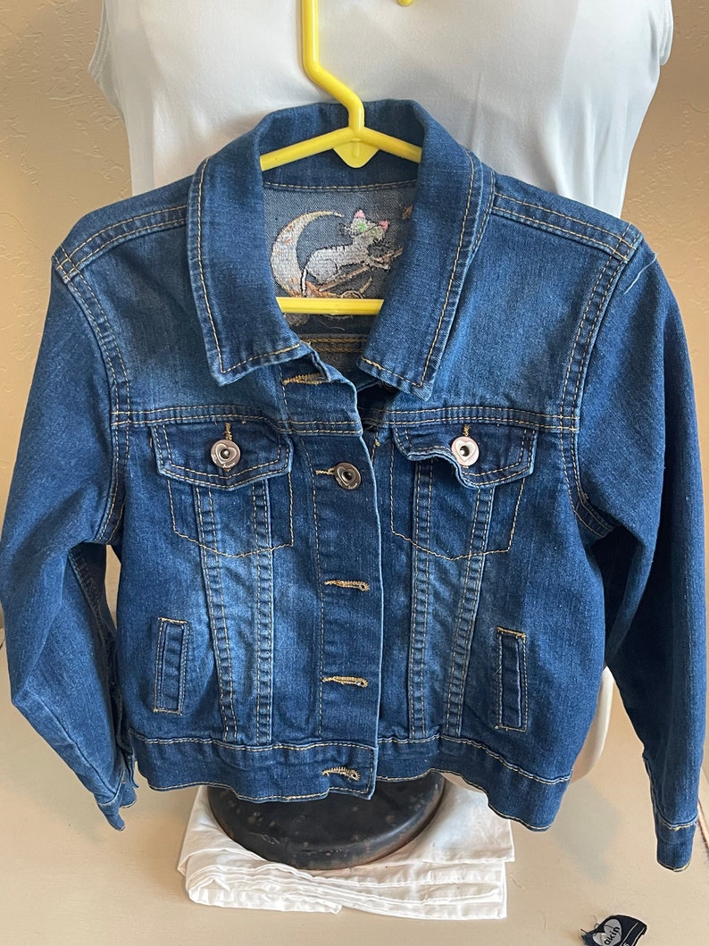 Child’s Size 5 Vintage Halloween Vibes Denim Jacket - Etsy