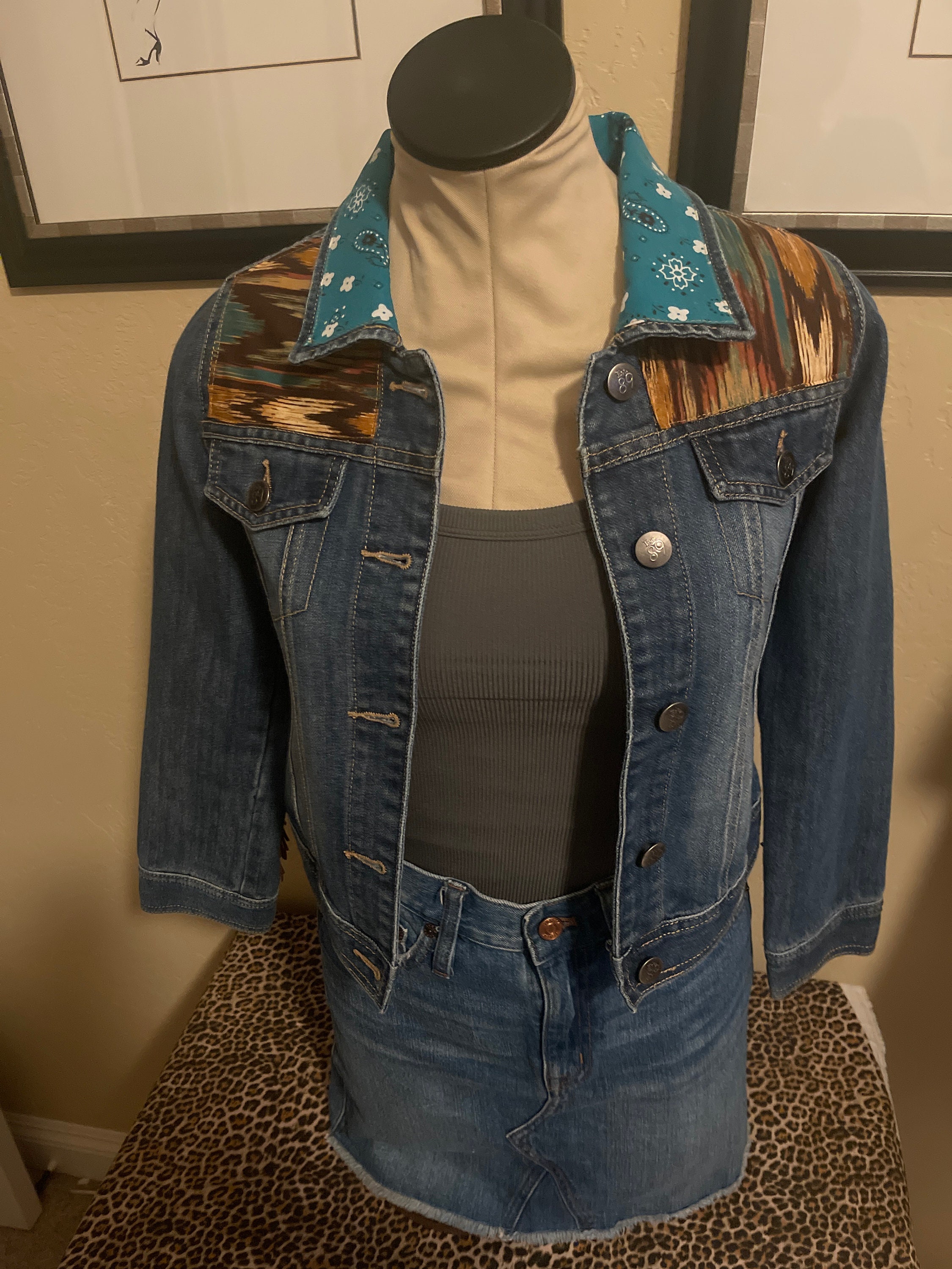 Girl’s Size 10/12 Yellowstone Denim up Cycled Jacket - Etsy