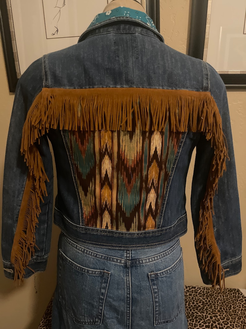 Girl’s Size 10/12 Yellowstone Denim up Cycled Jacket - Etsy