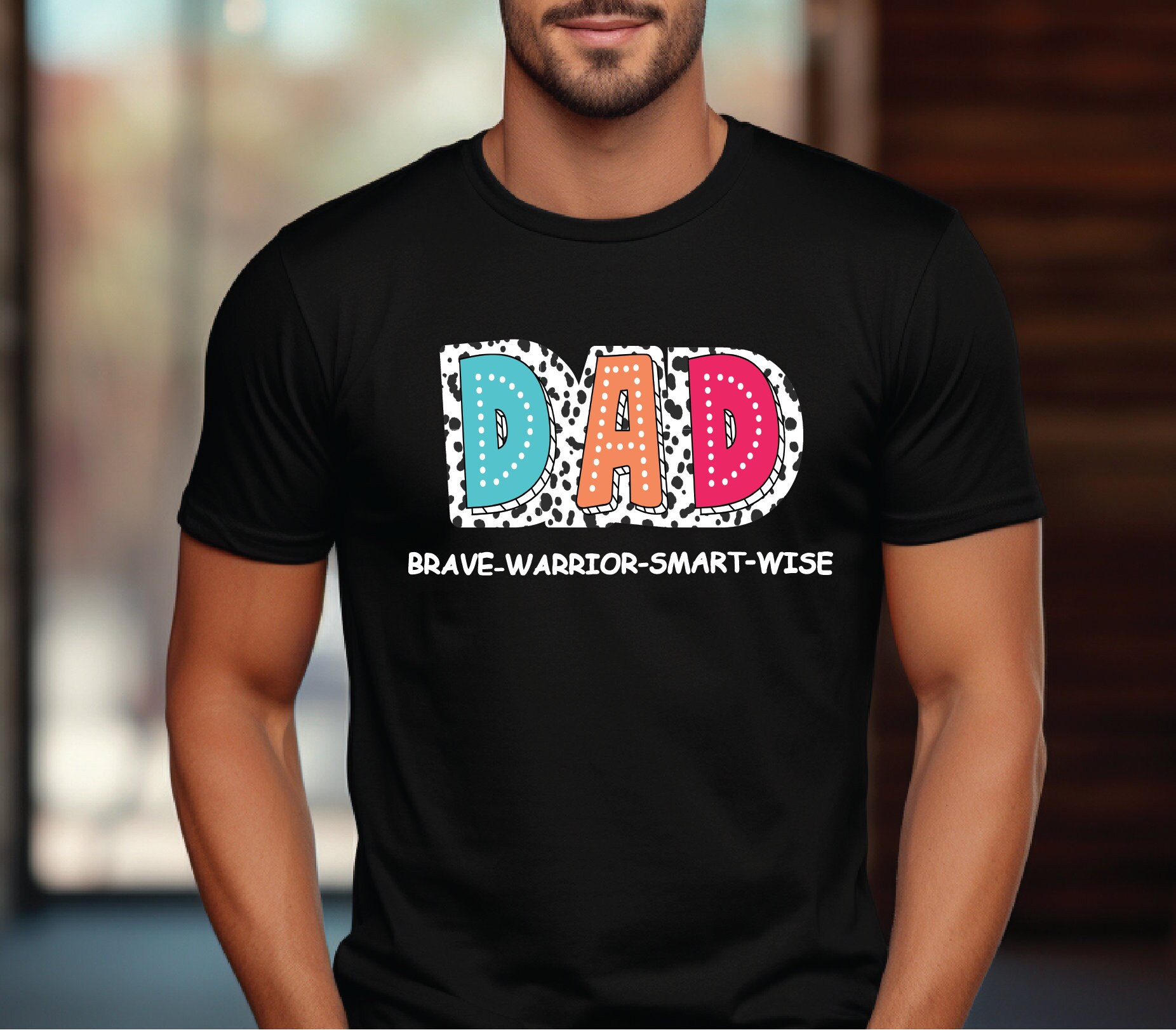 He is DAD Png, Dad Dalmatian Dots Png, Father's Day Gift, Bible Verse ...