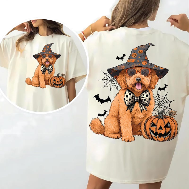 Dog With Pumpkin Poodle - Etsy