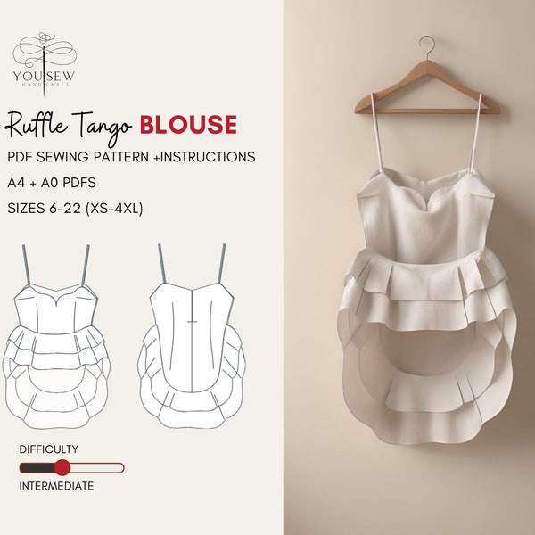 Tango Dress Pattern - Etsy