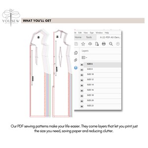 Women's Maxi Dress Sewing Pattern | PDF Download | Ethereal Style ...