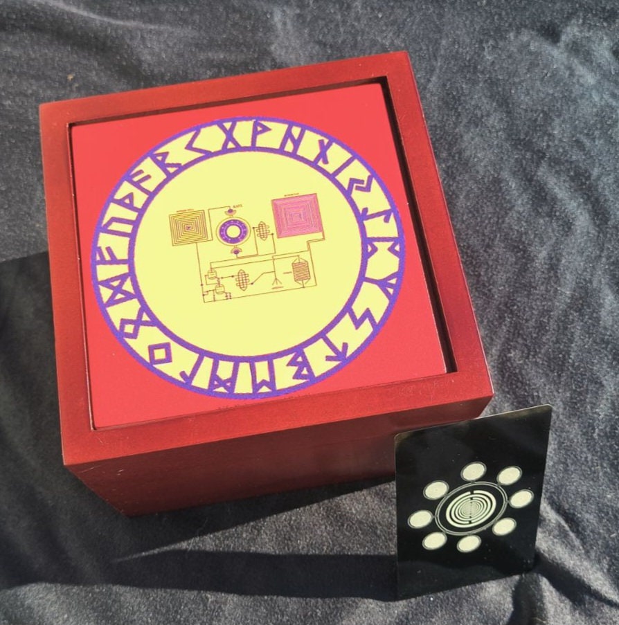 Rune Powered Hieronymous Radionic Manifestation Keepsake Box - Etsy