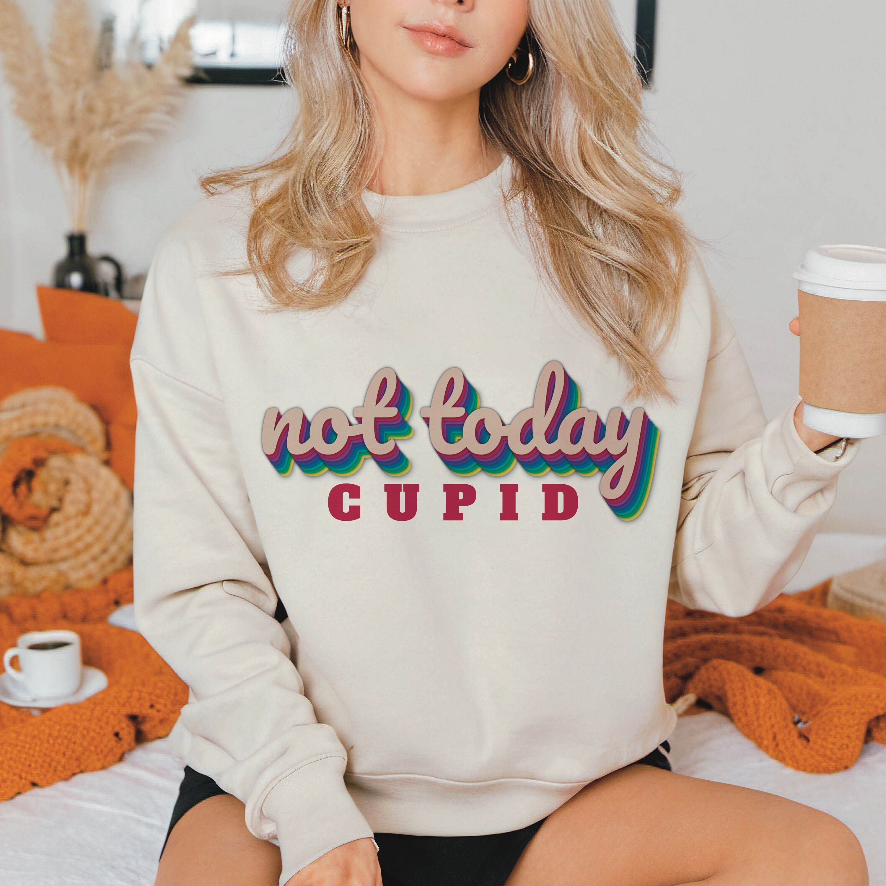 Not Today Cupid Png, Funny Valentine Png, Valentines Sublimation Design ...