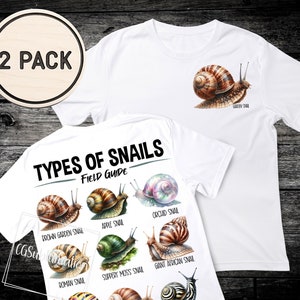 Snail Guide PNG, Garden Snail Field Guide Sublimation Digital Download ...