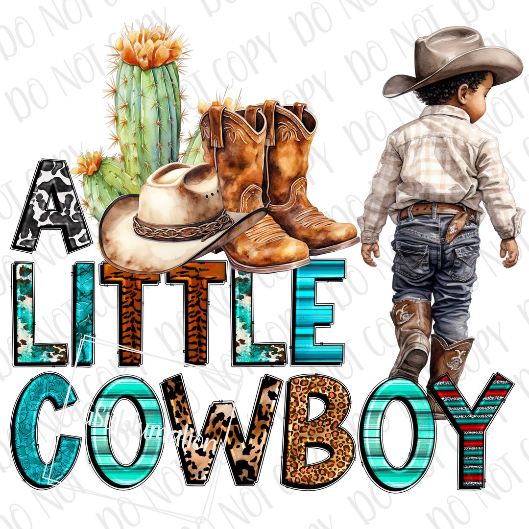 Little Cowboy Png, Country PNG, Rodeo Cowboy Sublimation, Cowboy Hat ...