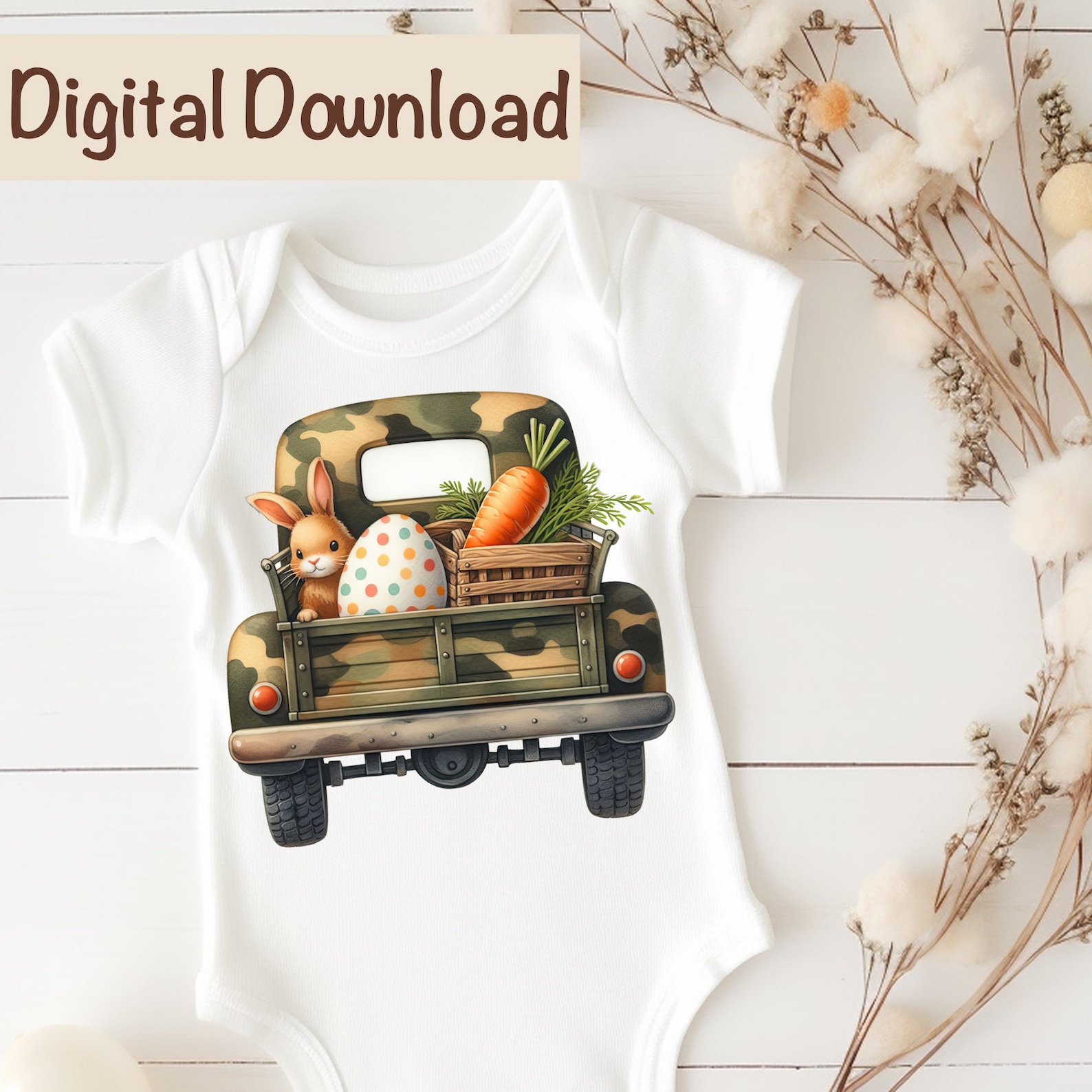 Easter Camo Truck PNG, Egg Hunter Sublimation, Digital Download ...