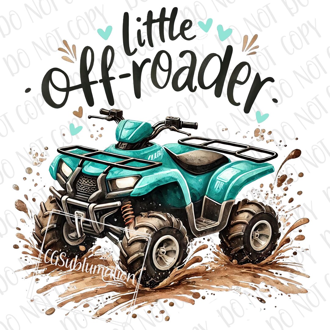 Four Wheeler Sublimation Png | ATV for Girls Sublimation PNG | Mud ...