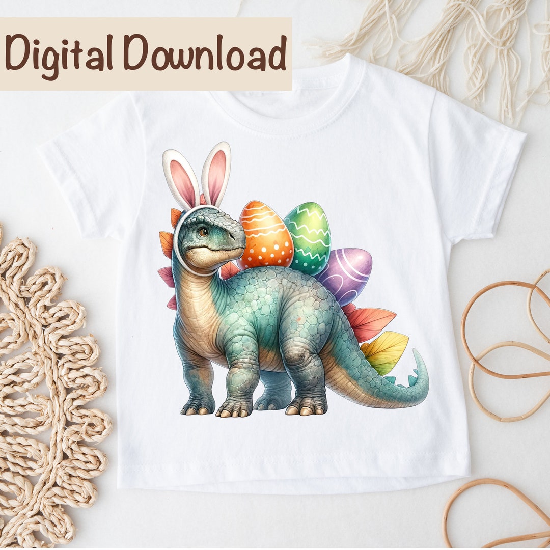 Easter Dinosaur PNG | Stegosaurus Sublimation | Digital Download ...