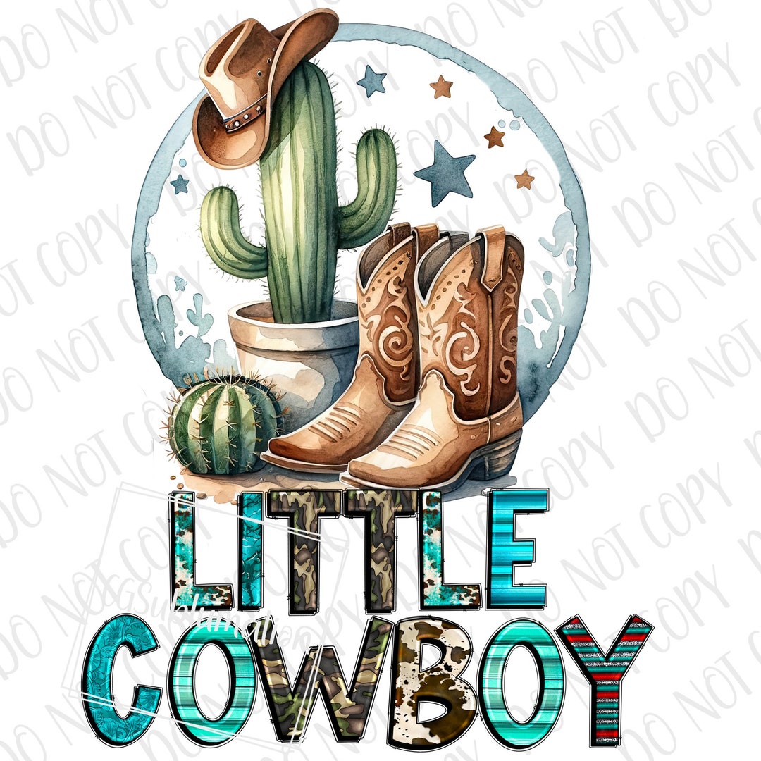 Little Cowboy Png, Country PNG, Rodeo Cowboy Sublimation, Cowboy Hat ...