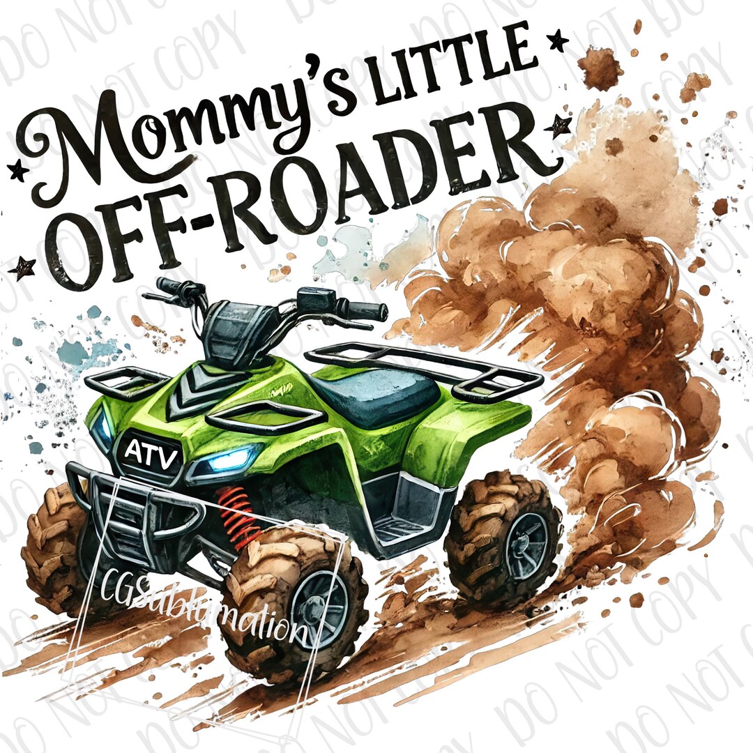 Four Wheeler Sublimation Png | ATV Country Boy Sublimation PNG | Mud ...
