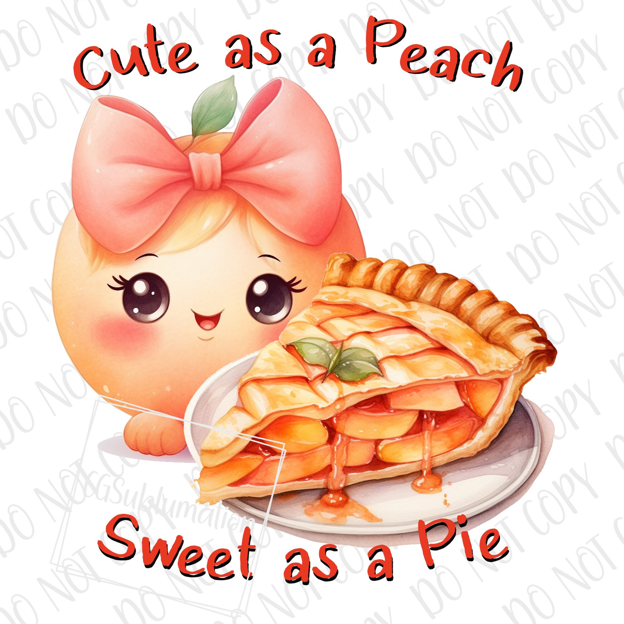 Cute as a Peach Png, Sweet Peach Pie PNG, Peach Picking Sublimation ...