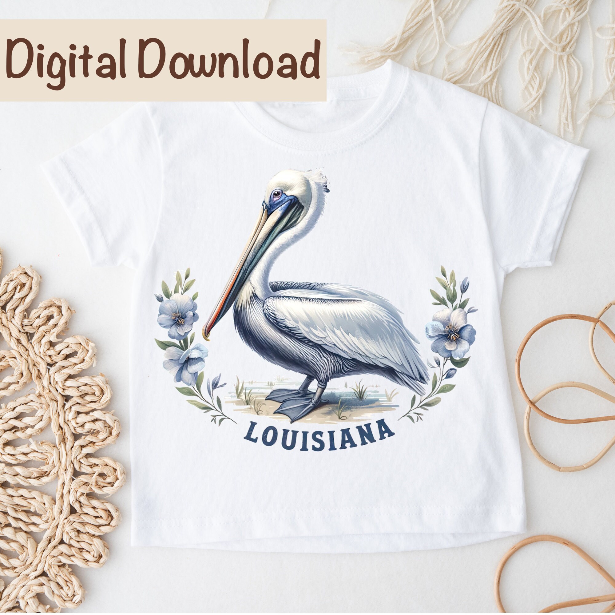 Pelican PNG, Louisiana Pelican Png Louisiana State Bird Png Sublimation ...