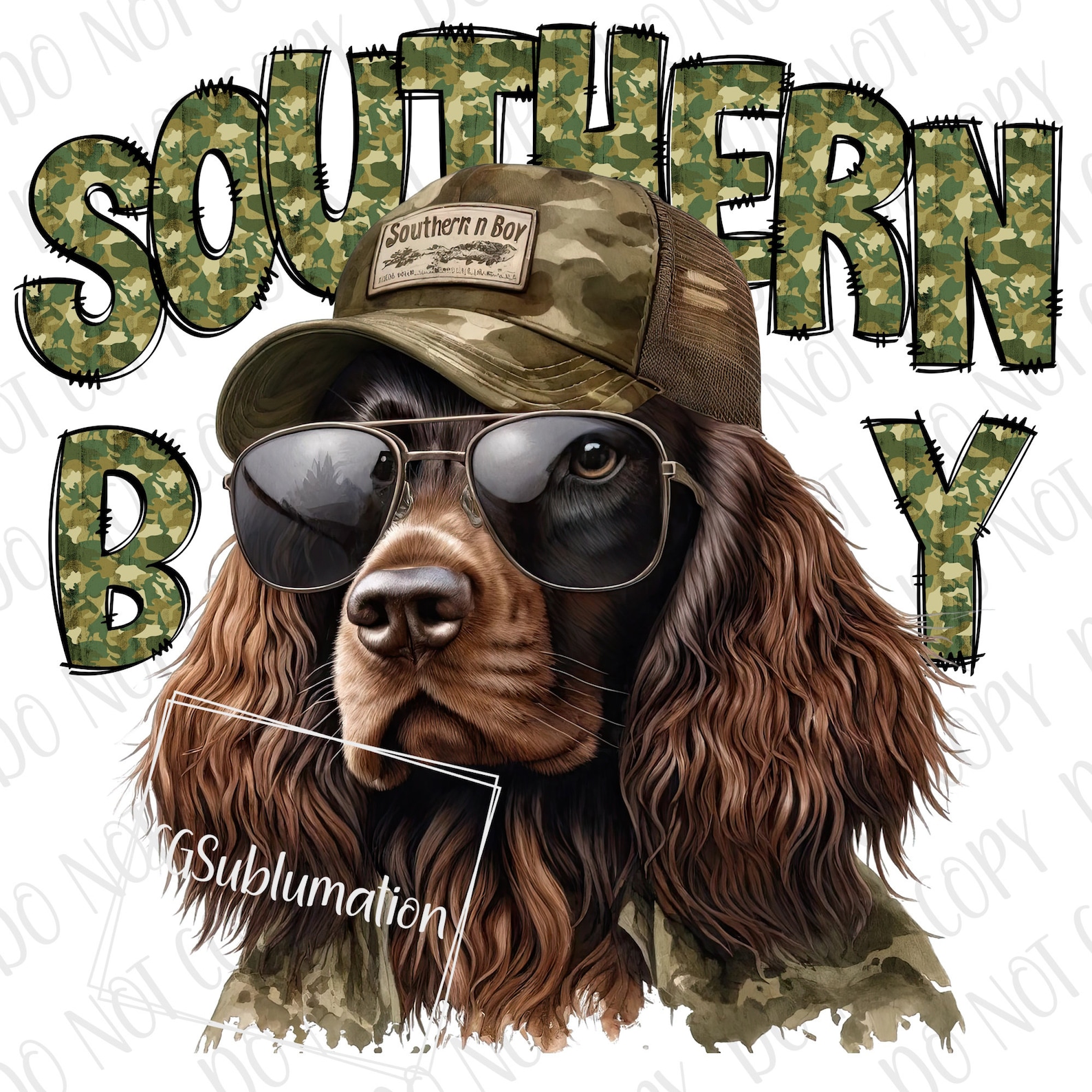 Southern Boy Png | Hunting PNG | Hunting Dog Sublimation | Boykin ...