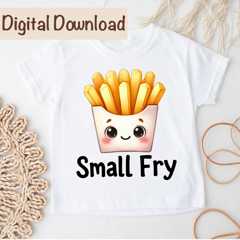 Small Fry Baby PNG | Fries Baby Sublimation | New Baby Fast Food Fry ...