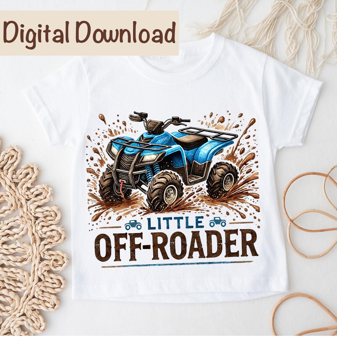 Four Wheeler Sublimation Png | ATV for Kids Sublimation PNG | Mud ...