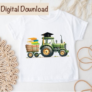 Graduation Tractor PNG | Farm Tractor Sublimation | Digital Download ...
