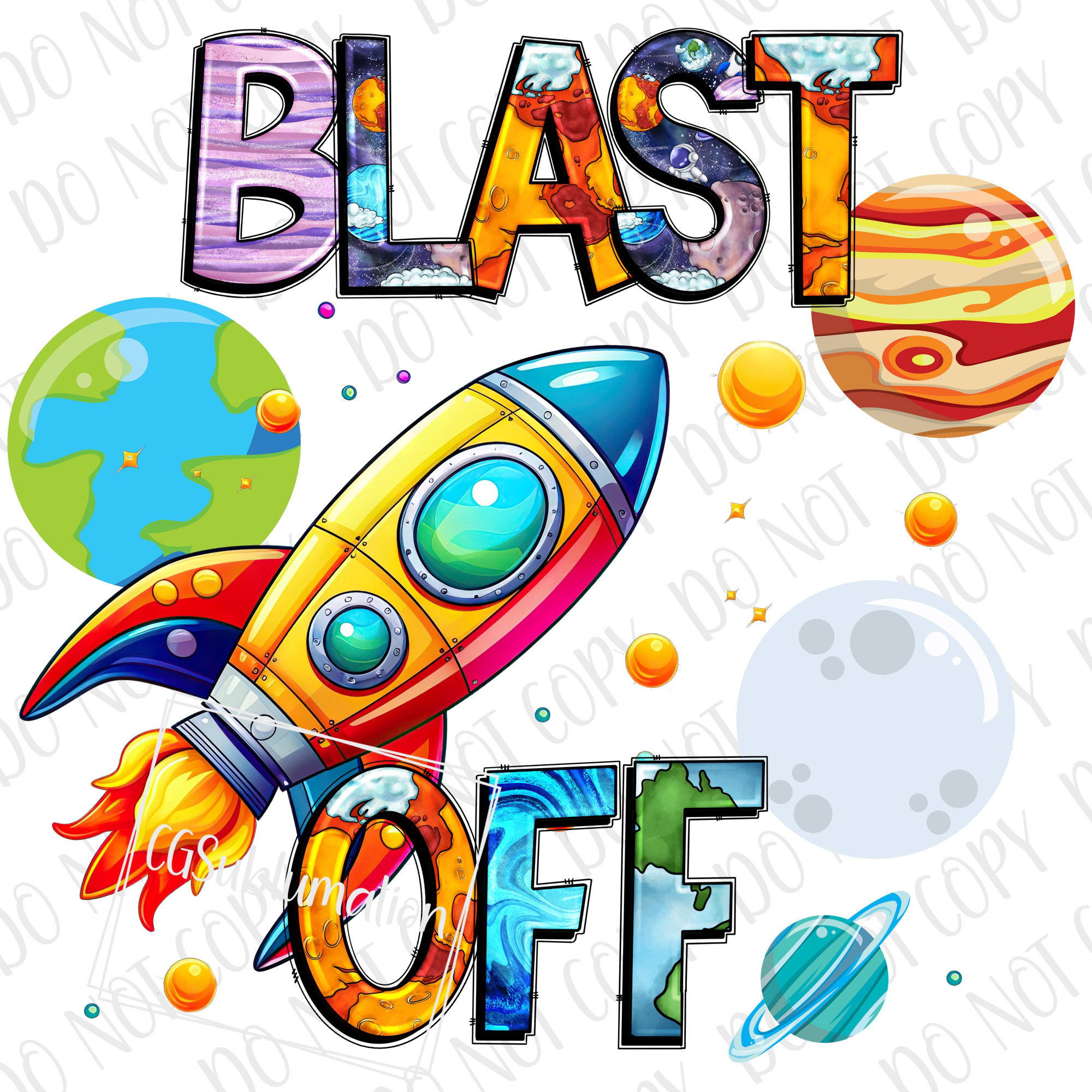 Space Blast off PNG Clipart Universe Rocket Ship PNG - Etsy