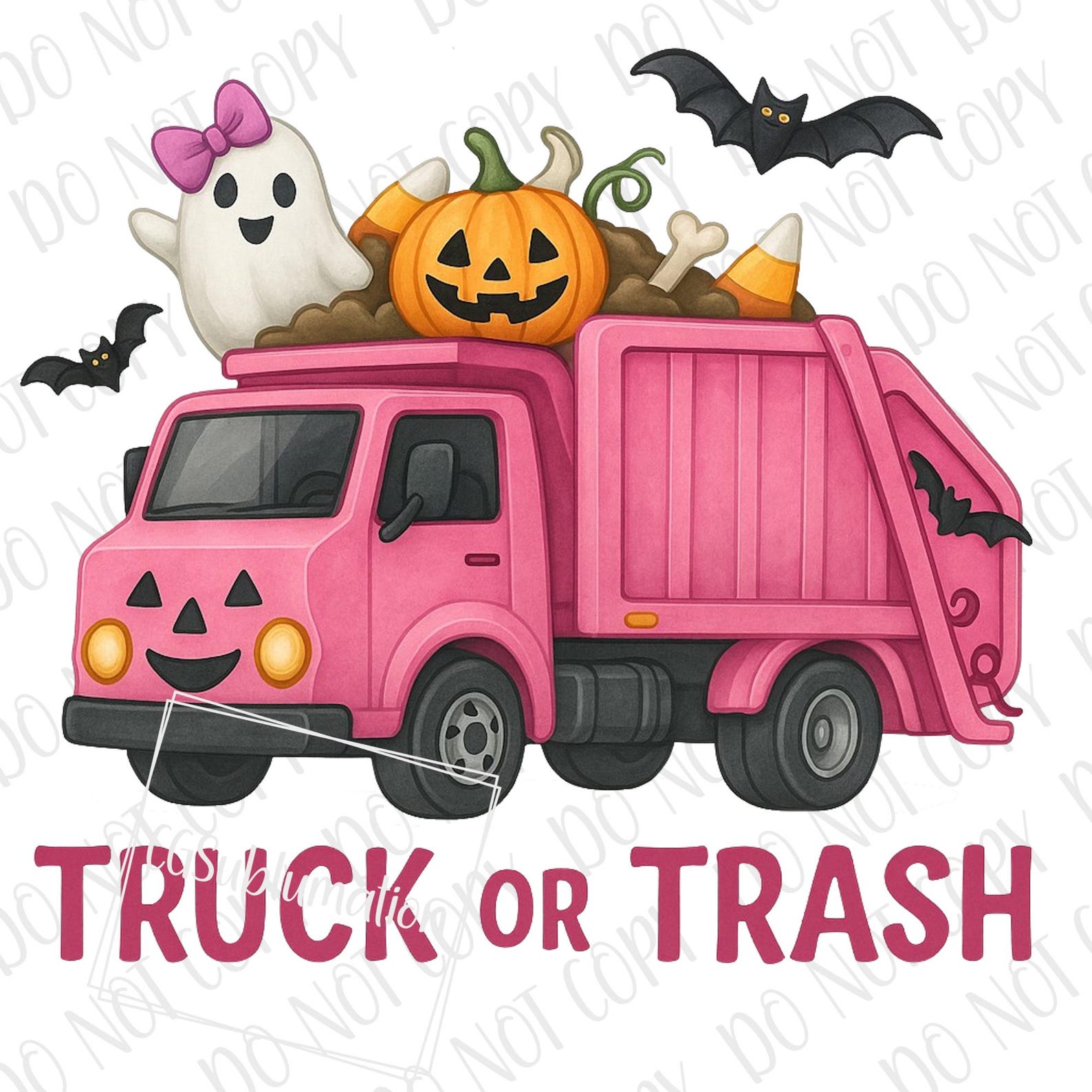 Garbage Truck Halloween PNG | Trash Truck Halloween Png | Trucks ...