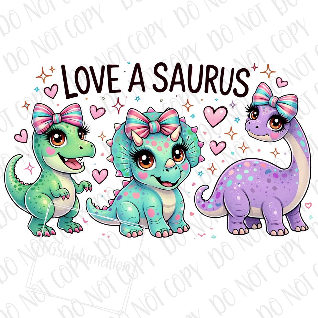Valentine T-rex Dinosaur Png, Love A Saurus PNG, Funny Hearts Saurus ...