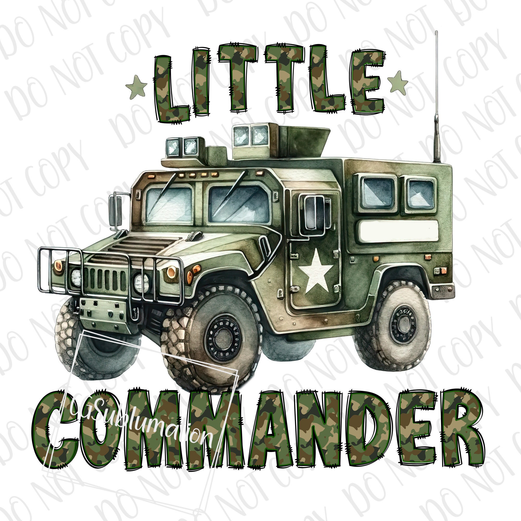 Little Commander PNG, Military Kids Sublimation, Digital Download Cute ...