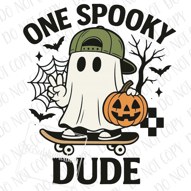 Boys Halloween Design PNG | Boys Ghost Png | One Spooky Dude ...