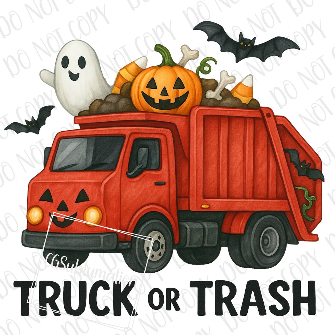 Garbage Truck Halloween PNG | Trash Truck Halloween Png | Trucks ...