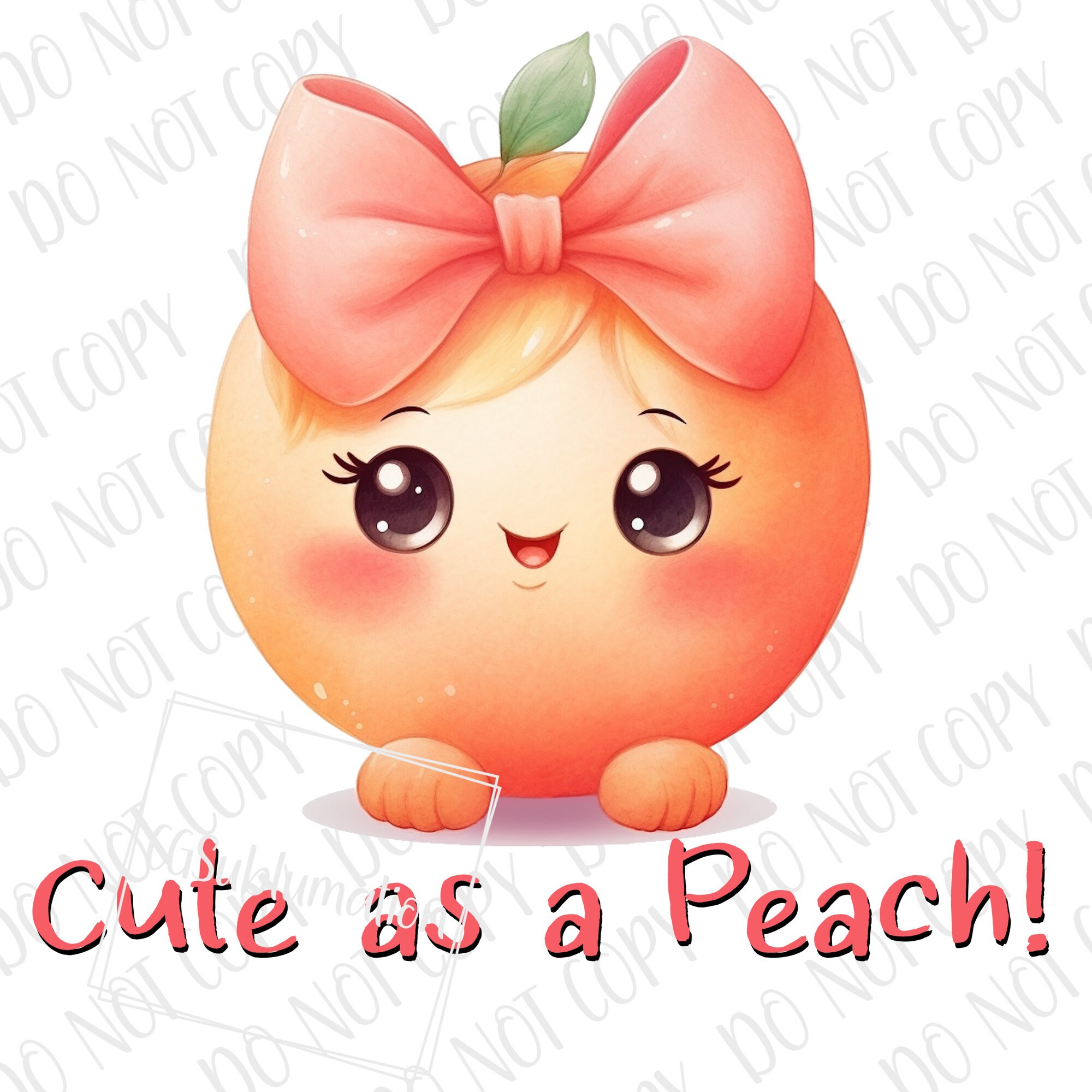 Cute as a Peach Png Cute Peach PNG Peach Picking - Etsy