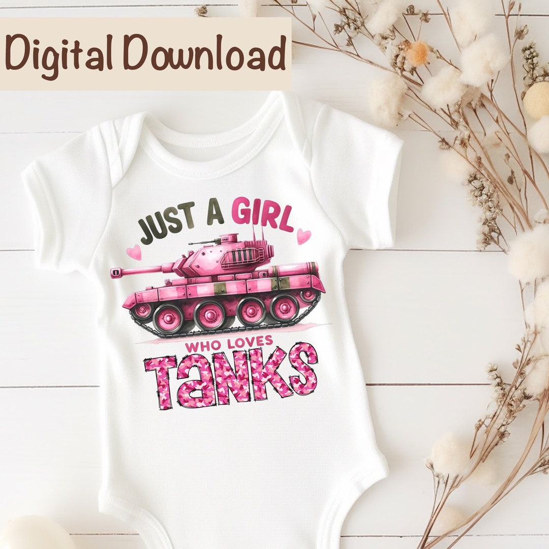 Military Tank Girl PNG, Military Kids Sublimation, Digital Download ...