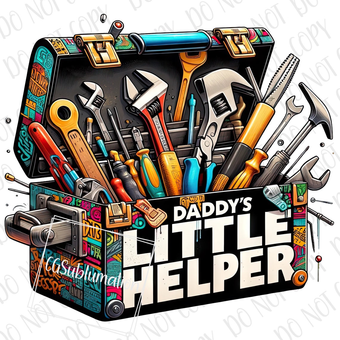 Kids Streetwear Toolbox PNG, Daddy's Little Helper Sublimation, Digital ...