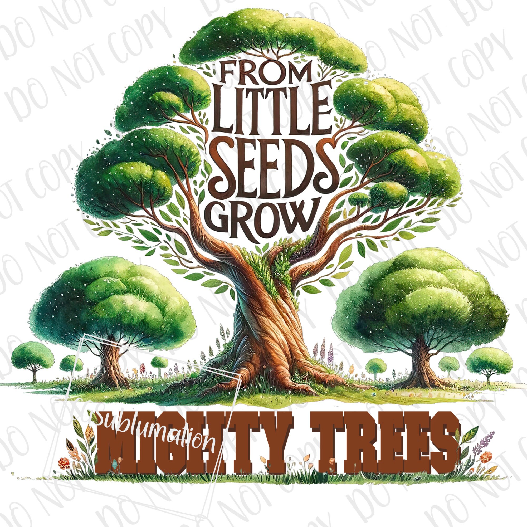 From Little Seeds Grow Mighty Trees PNG Adventure Outdoors - Etsy