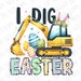 Easter Tractor PNG, Farm Tractor Sublimation, Digital Download, Easter ...