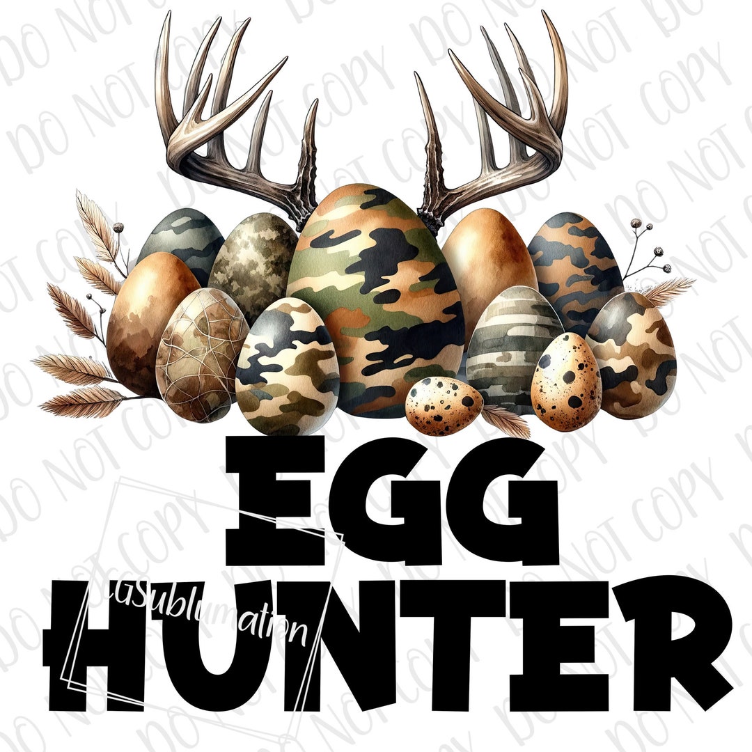 Easter Egg Hunter PNG, Deer Hunting Sublimation, Digital Download ...