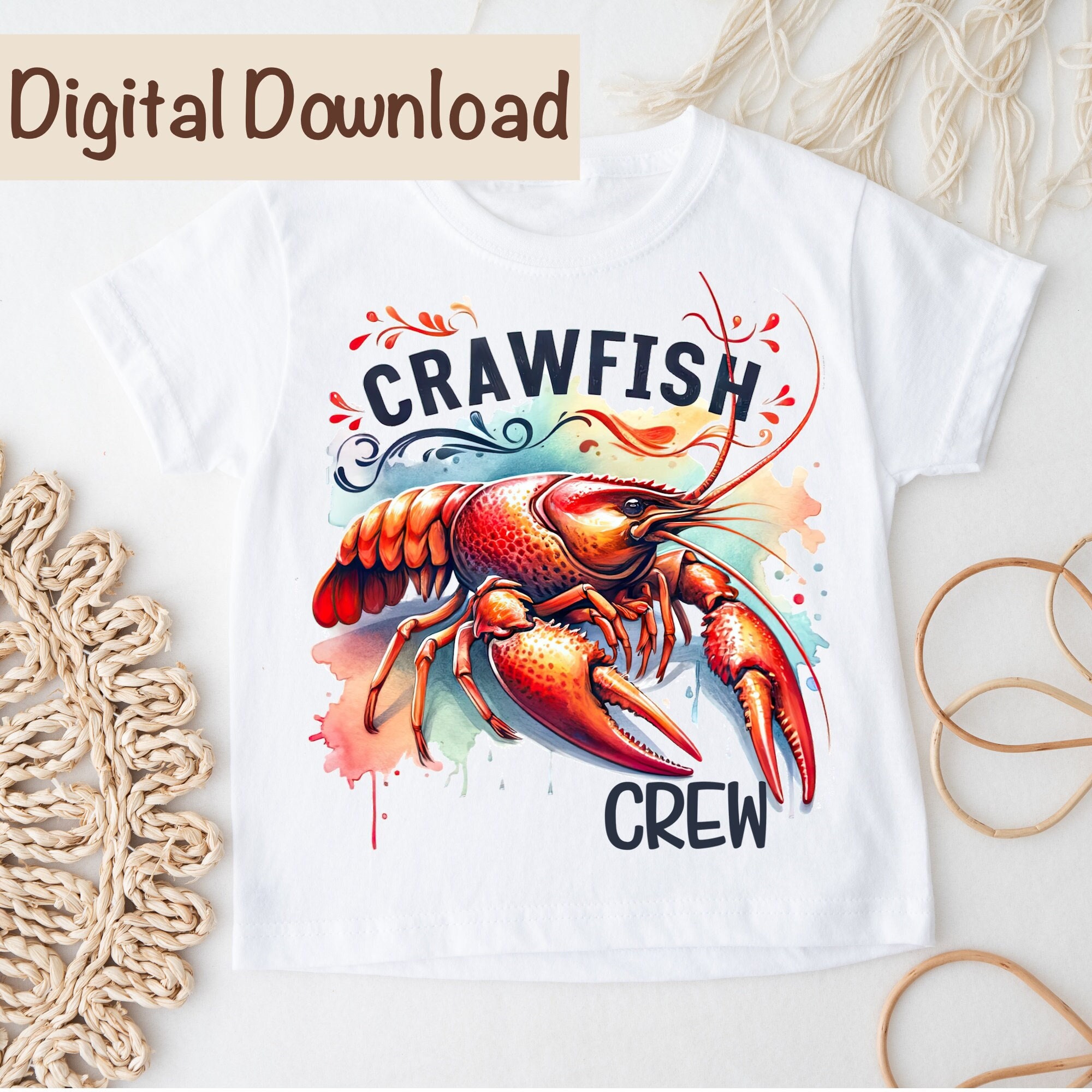 Crawfish PNG Crawfish Crew Sublimation Digital Download Cajun - Etsy