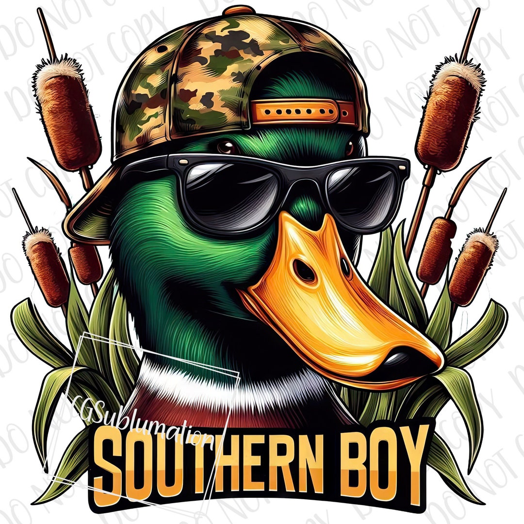 Southern Boy Png, Hunting PNG, Duck Hunting Sublimation, Mallard Ducks ...