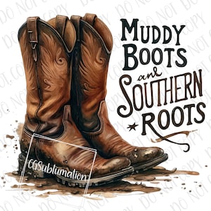Little Cowboy Png | Muddy Boots and Southern Roots PNG | Rodeo Cowboy ...