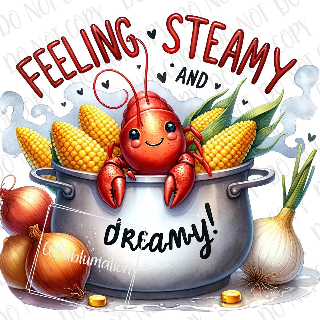 Crawfish Pot PNG Boil Baby Crawfish Sublimation Digital Download, Cajun ...