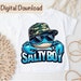Salty Boy Crab Sublimation PNG Crabbing PNG Design Saltwater Fishing ...
