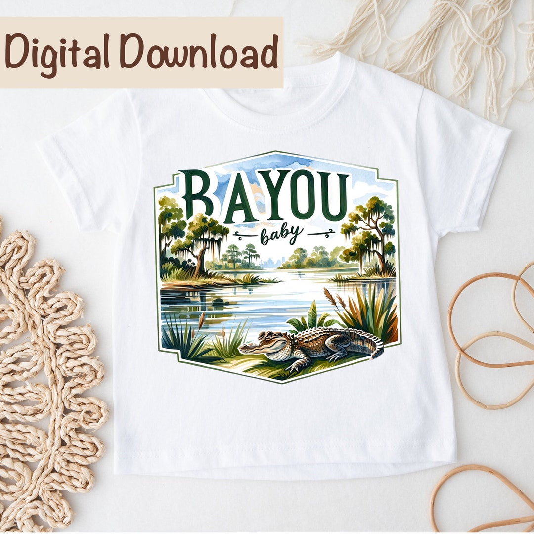 Bayou Baby PNG, Bayou Swamp Sublimation Design, Swamp Bayou Digital ...