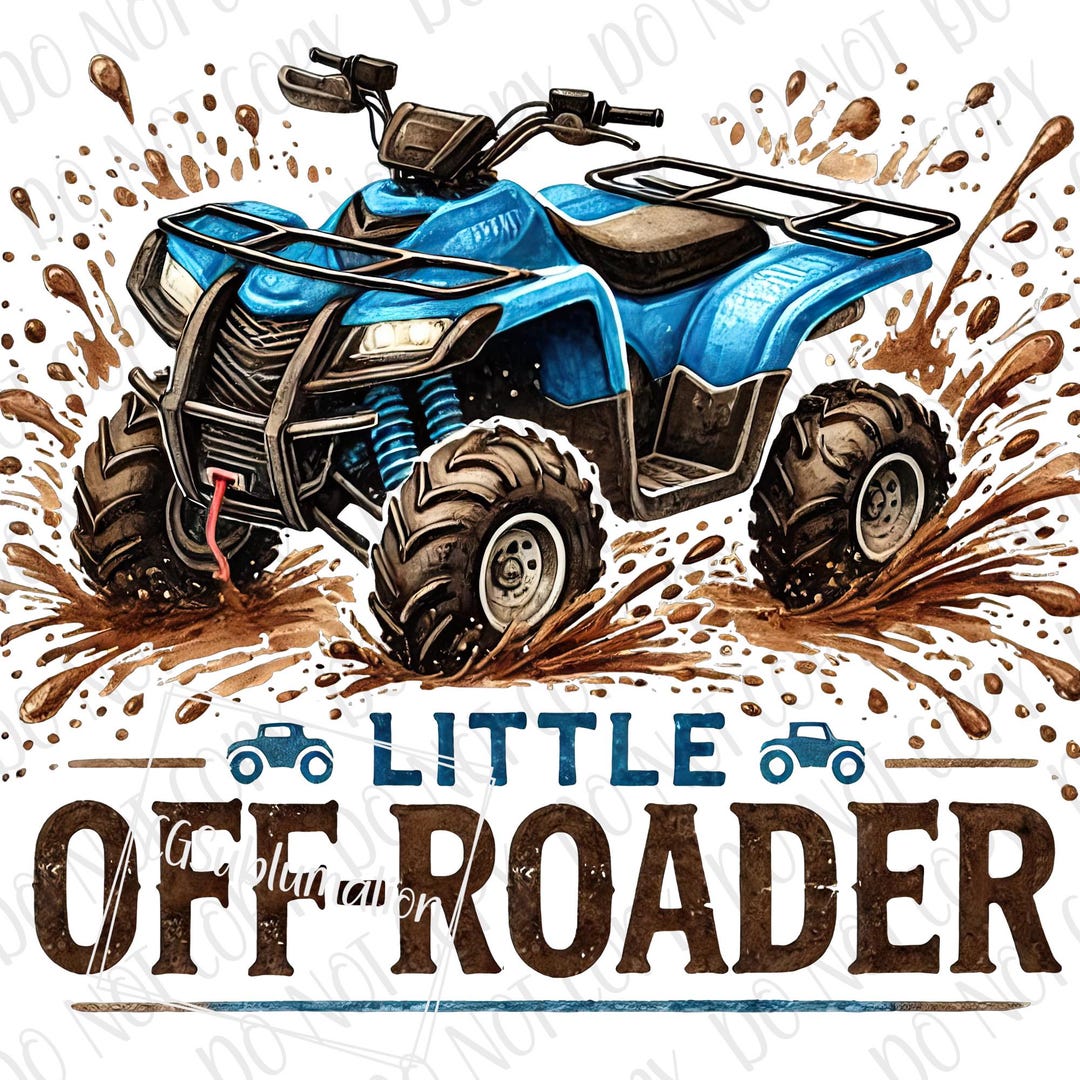 Four Wheeler Sublimation Png | ATV for Kids Sublimation PNG | Mud ...