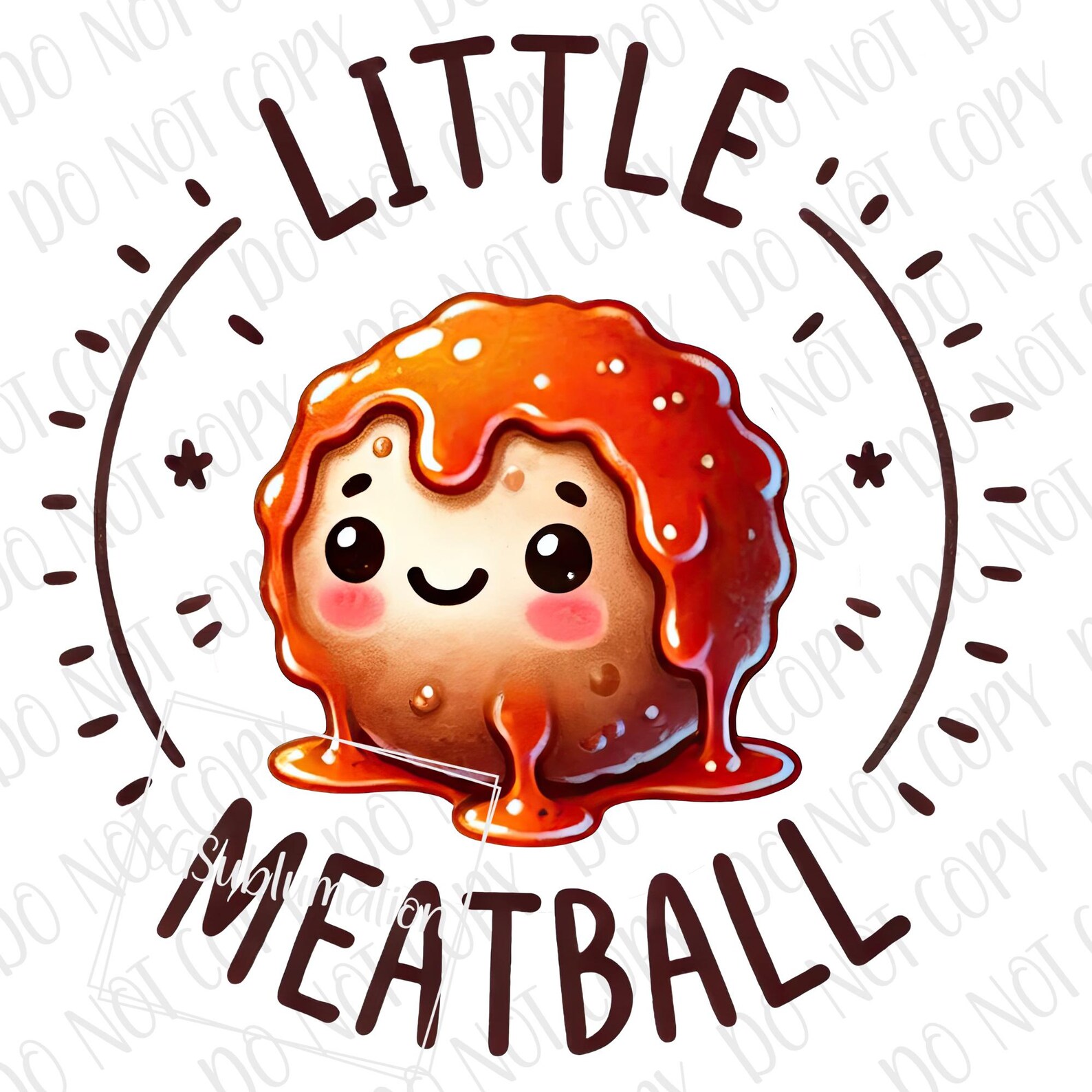 Little Meatball Baby PNG | Meatball Baby Sublimation | New Baby ...