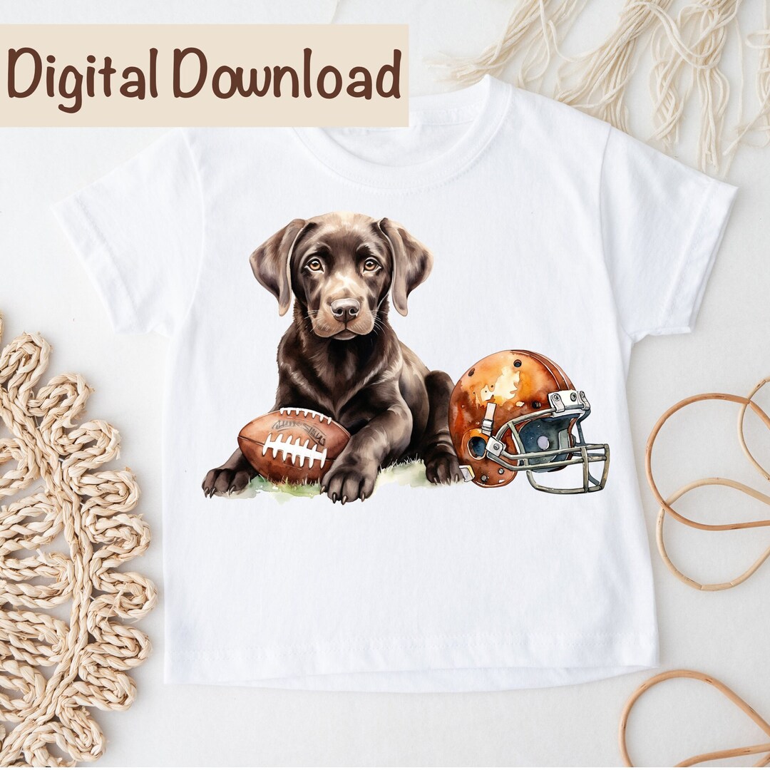 Football Dog PNG, Football Labrador Sublimation PNG, Digital Download ...