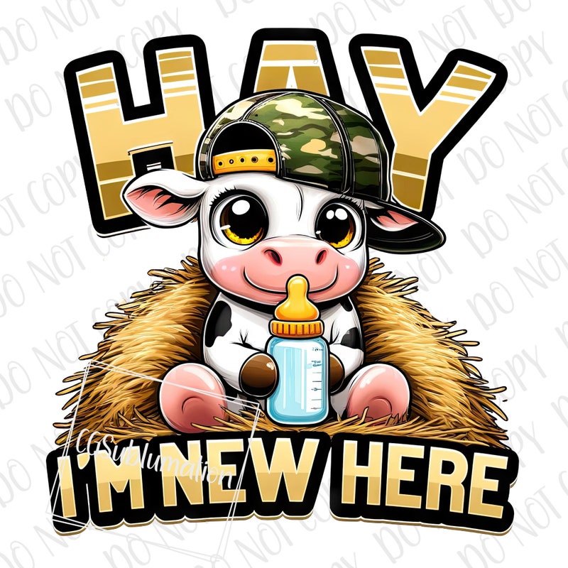 Hay Girl Hay Cow Sublimation - Etsy