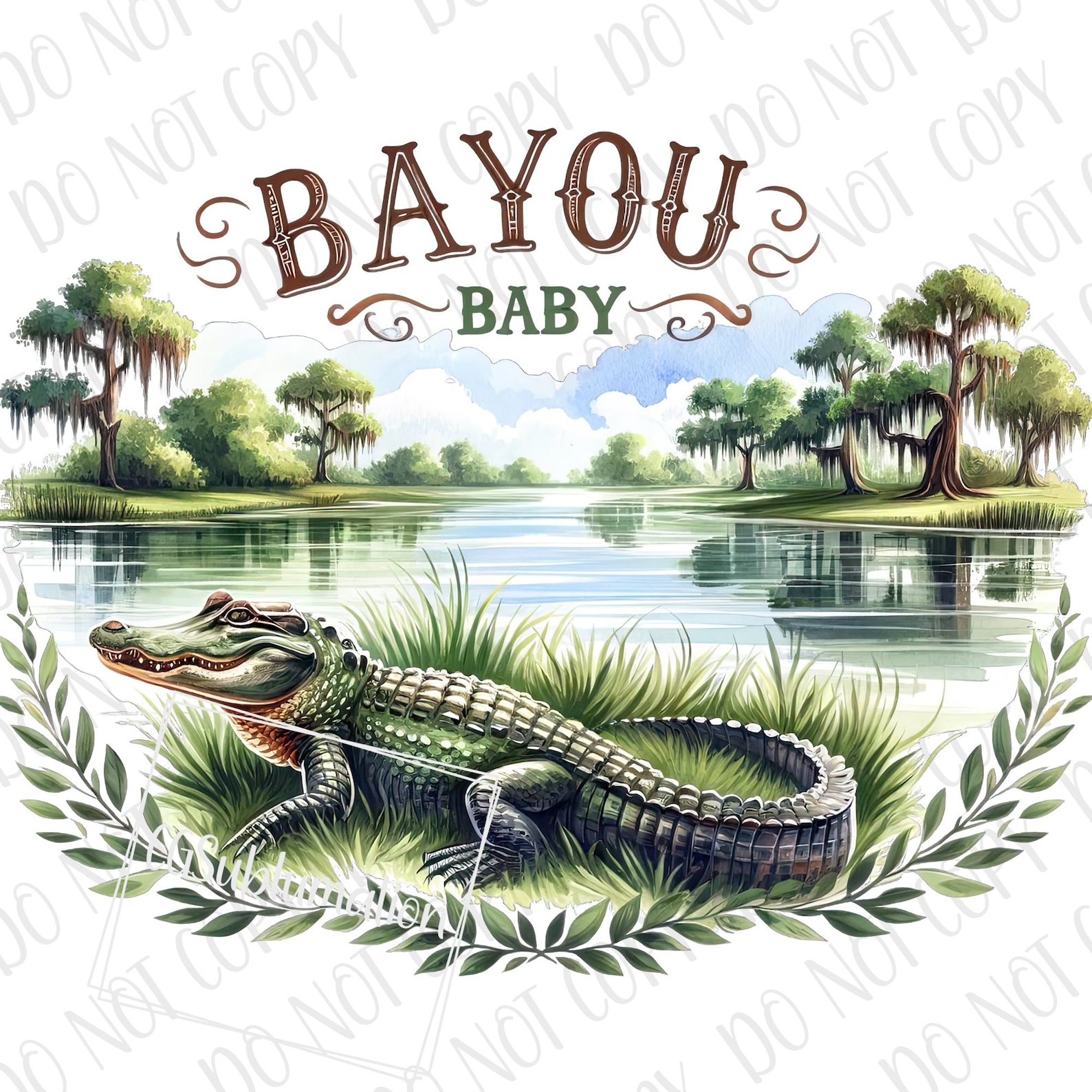 Bayou Baby PNG, Bayou Swamp Sublimation Design, Swamp Bayou Digital ...