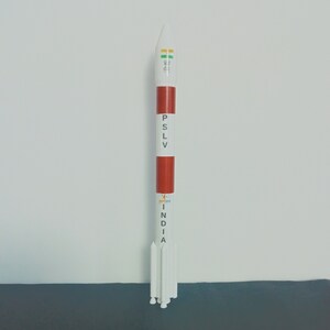 PSLV Rocket Model | Hand-painted 1:150 Scale Replica | Iconic ISRO ...