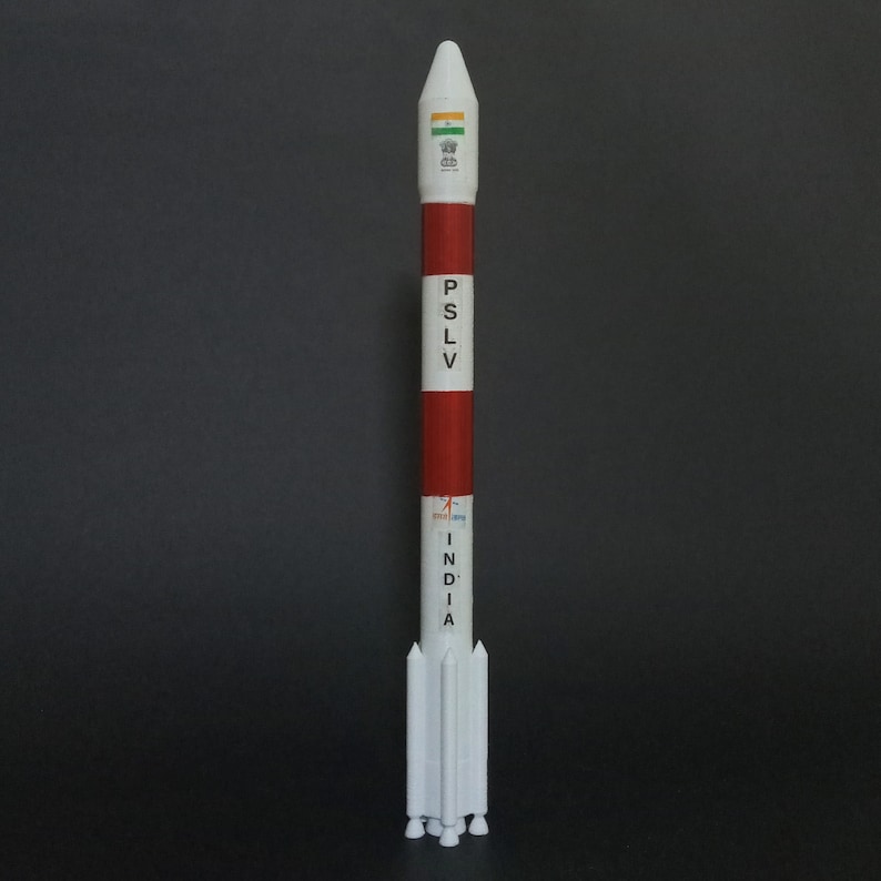 PSLV Rocket Model | Hand-painted 1:150 Scale Replica | Iconic ISRO ...