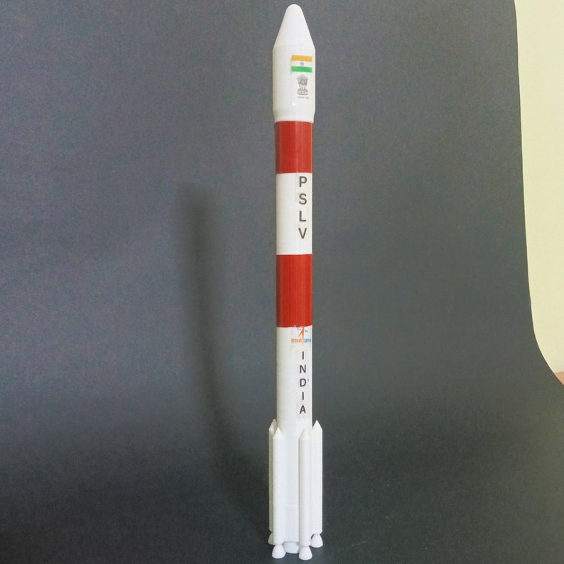 PSLV Rocket Model | Hand-painted 1:150 Scale Replica | Iconic ISRO ...